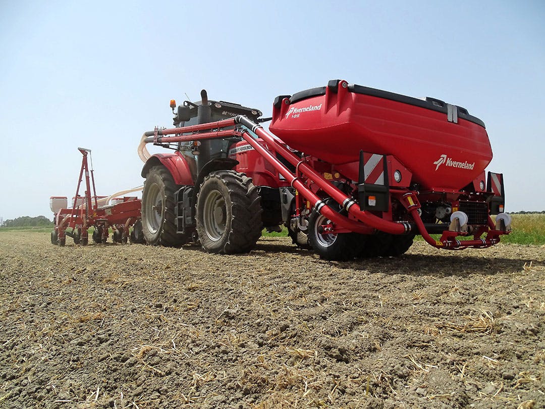 25% mest besparen met Pudama-zaaitechniek van Kverneland - Trekker