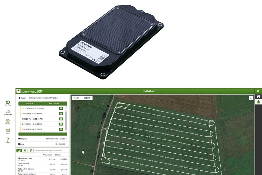 Krone SmartConnect Solar werkt samen met alle machinemerken - Trekker