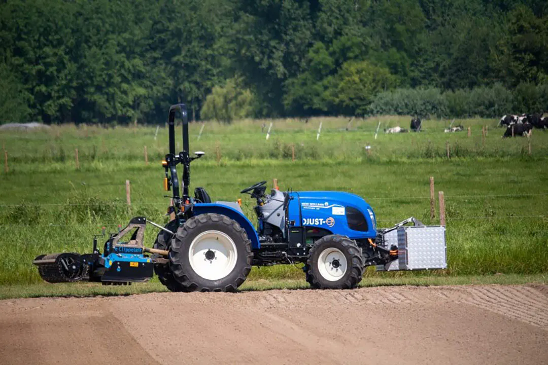 ILVO bouwt eerste zelfrijdende elektrische trekker Djust-E - Trekker